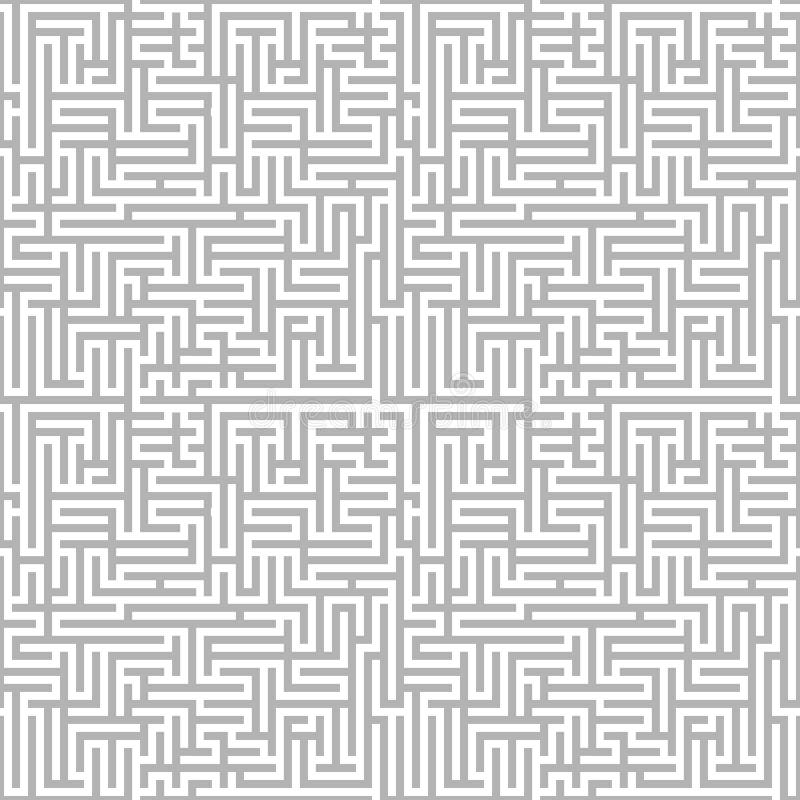 Maze seamless pattern. stock vector. Illustration of mosaic - 99131058