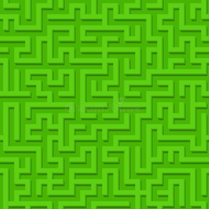 Maze Seamless Pattern with Endless Tiled Labyrinth for Fabric or ...