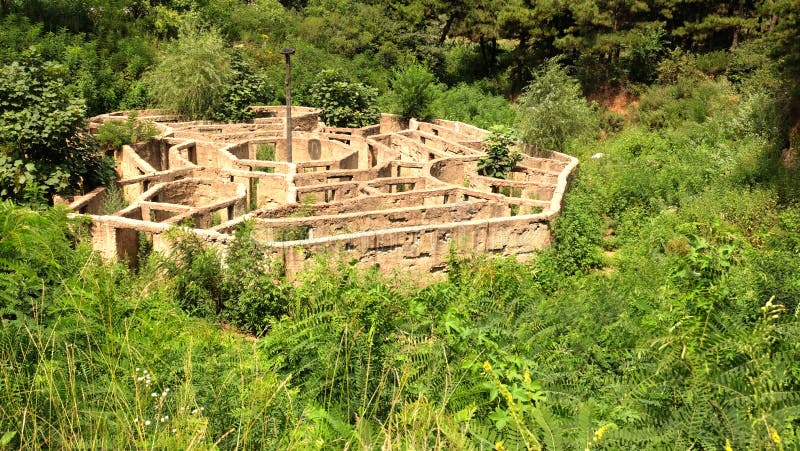 Maze stock photo. Image of asia, chino, chinese, runins - 68778210