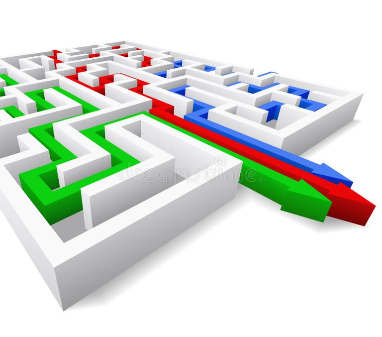 Maze Passage Stock Illustrations – 446 Maze Passage Stock Illustrations ...