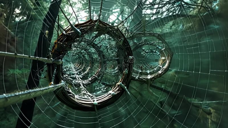 A Maze of Vines and Branches Creates a Complex Network Mirroring the ...