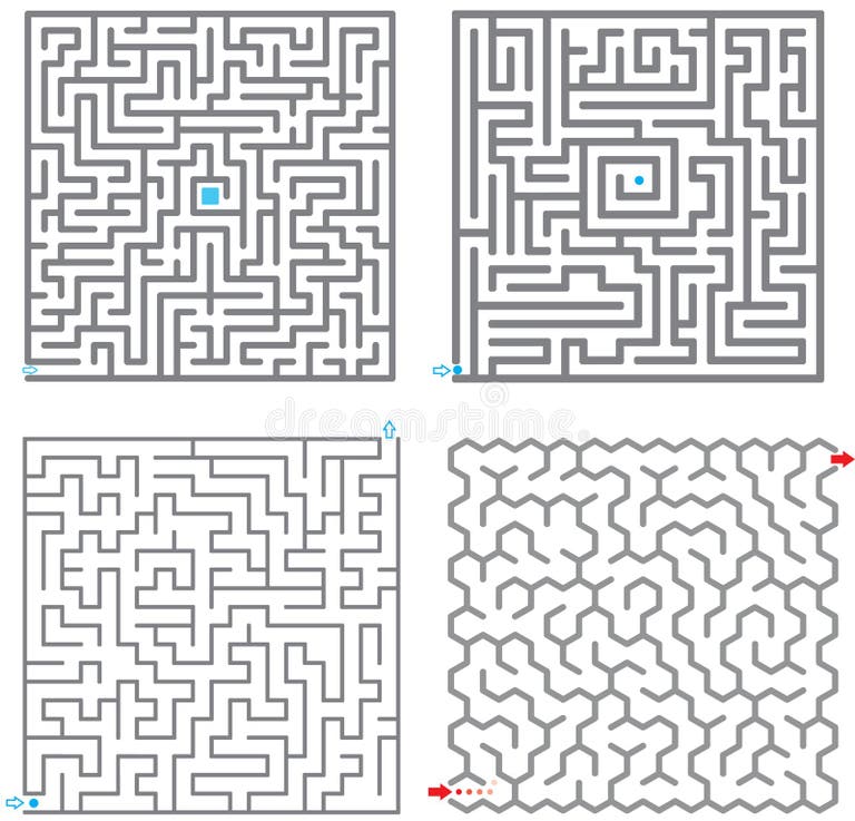 Small Mazes Stock Illustrations – 39 Small Mazes Stock Illustrations ...