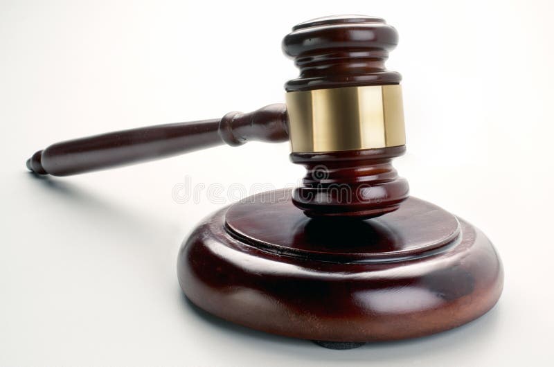 Mazo de madera del juez imagen de archivo. Imagen de tribunal - 44591905