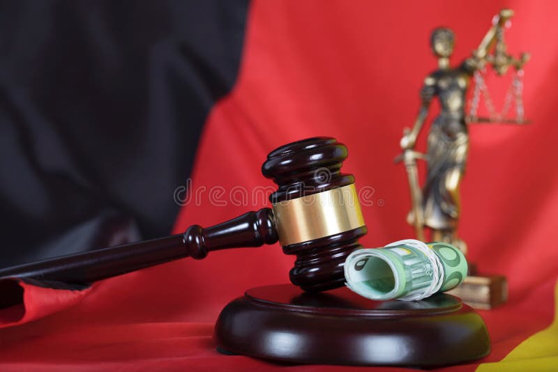 Mazo Del Juez Y Primer De Las Escalas Foto de archivo - Imagen de ...