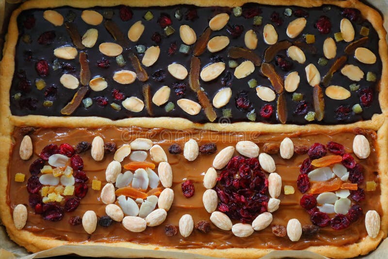 Mazurek Easter Cake in Poland Stock Photo - Image of decorated, short ...