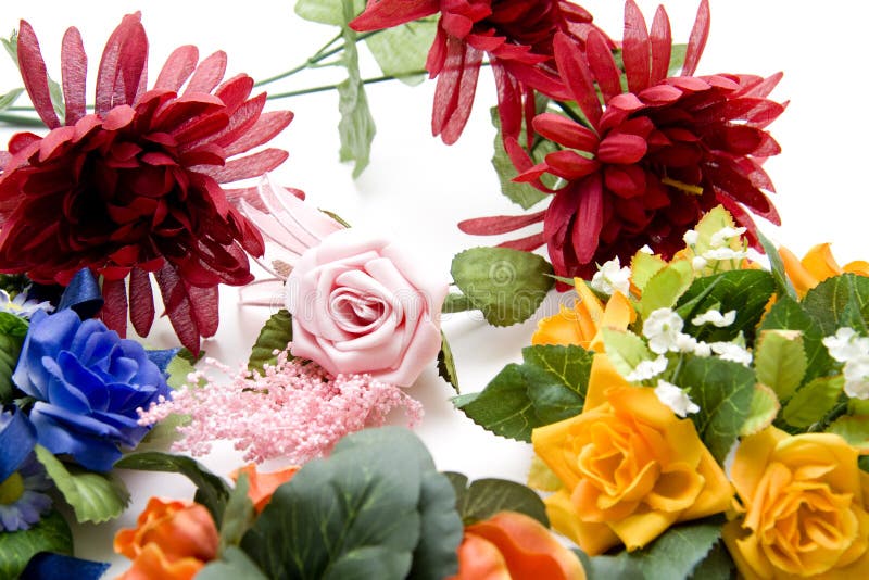 Mazzi di fiori colorati immagine stock. Immagine di decorazione - 17610337