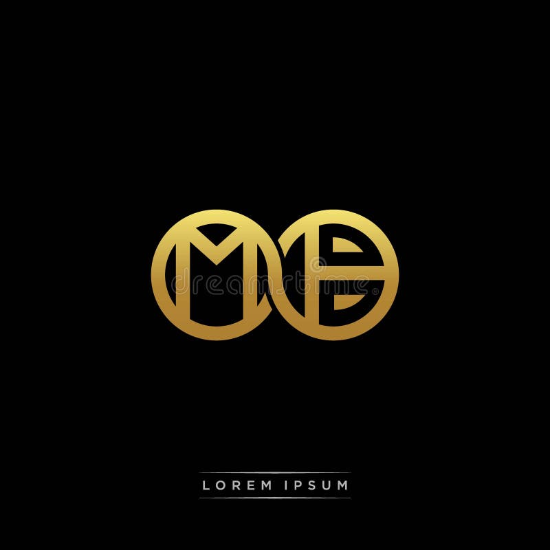 MB Initial Letter Linked Circle Capital Monogram Logo Modern Template ...