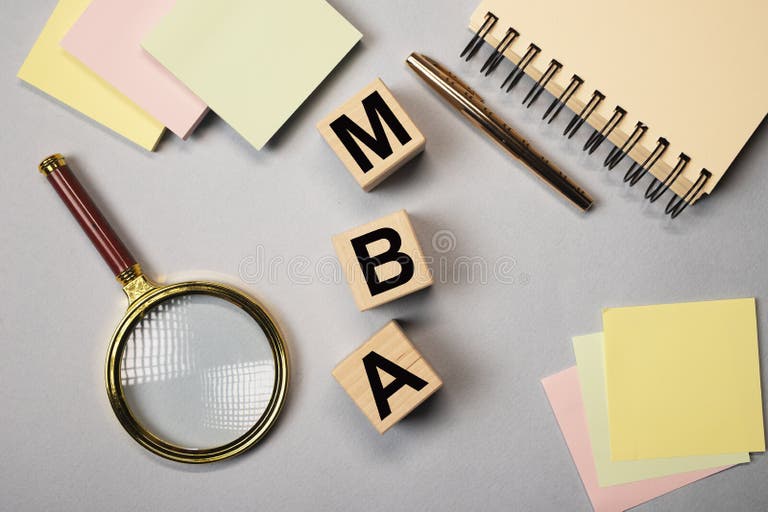 MBA Acronym of Master of Business Administration Degree. Education ...
