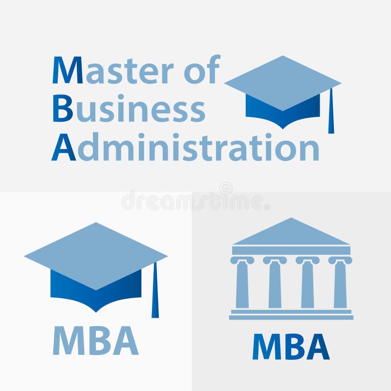 MBA, Master of Business Administration Concept Stock Vector ...