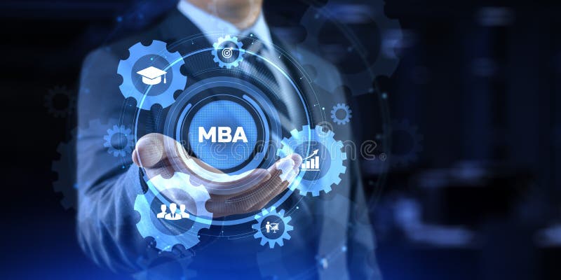 MBA Master of Business Administration Education Learning Concept on ...