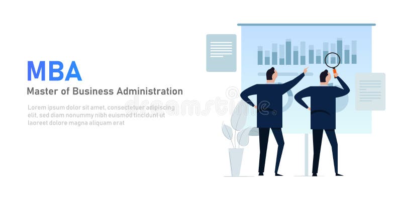 Business Administration Illustration. Stock Vector - Illustration of ...