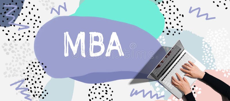 MBA with Person Using Laptop Stock Photo - Image of administration ...