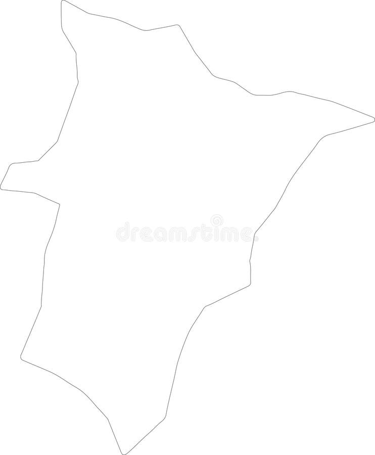 Mbale Uganda outline map stock vector. Illustration of shape - 317465193