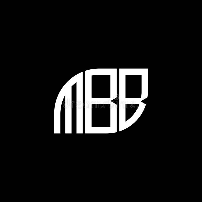 Mbb Letter Logo Design On Black Background Mbb Creative Initials