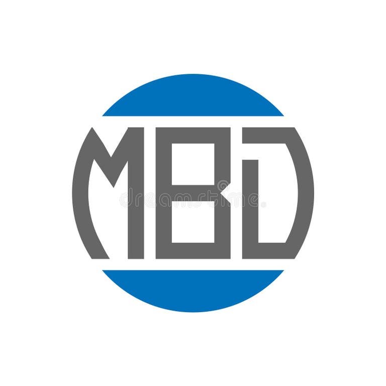 MBD Letter Logo Design on White Background. MBD Creative Initials ...