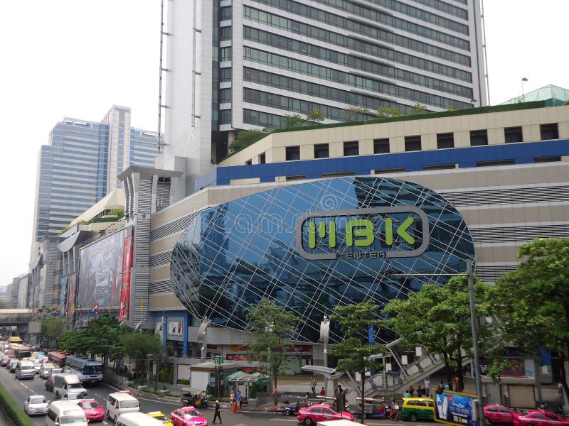 MBK, Large Department Store Complex in Bangkok Thailand Editorial Photo ...
