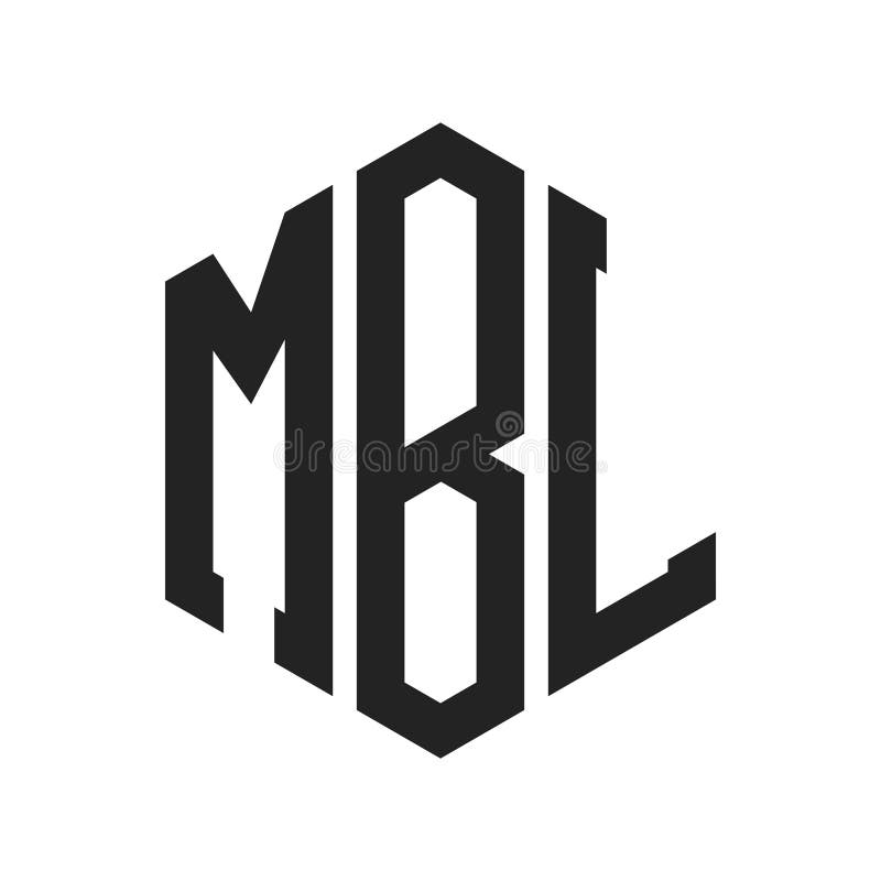 MBL Logo Design. Initial Letter MBL Monogram Logo Using Hexagon Shape ...