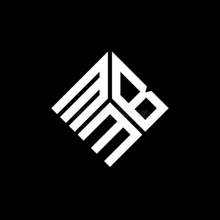MBM Letter Logo Design on Black Background. MBM Creative Initials ...