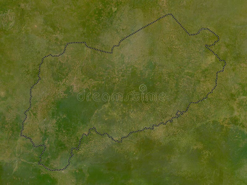 Mbomou, Central African Republic. Low-res Satellite. No Legend Stock ...