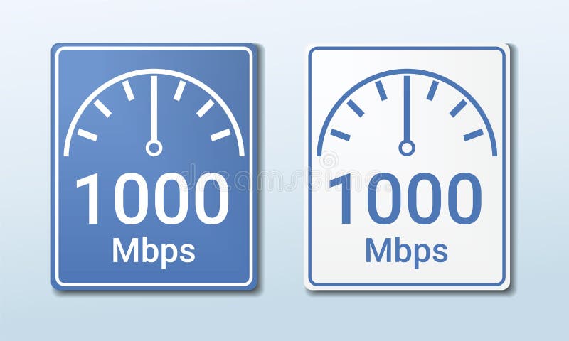 Mbps Sign. Internet Maximum Speed. Illustration Vector Stock Vector ...