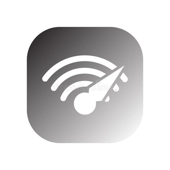 Mbps Speedometer Icon Vector Stock Vector - Illustration of sign, mbps ...