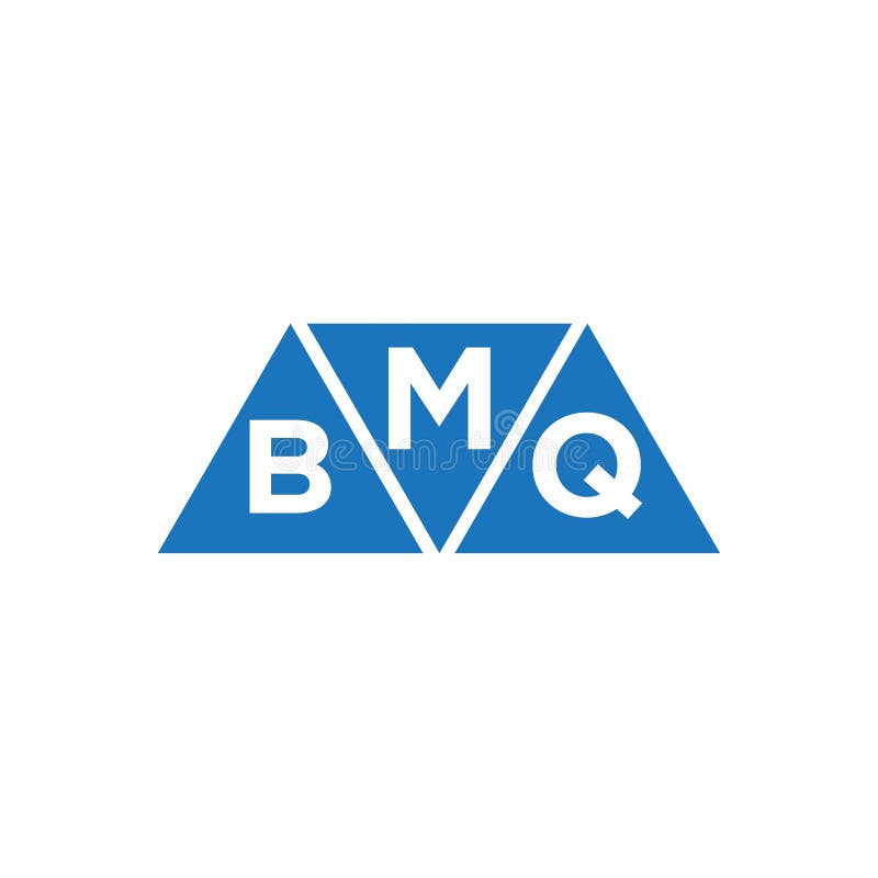 MBQ Abstract Initial Logo Design on White Background. MBQ Creative ...