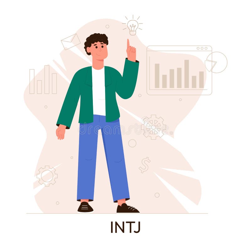 MBTI Person Types Concept. Socionics Mbti. Personality Test Stock ...