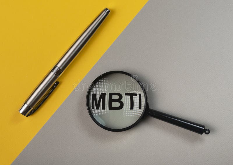 MBTI Test of Personality Types. Psychology Concept Stock Image - Image ...