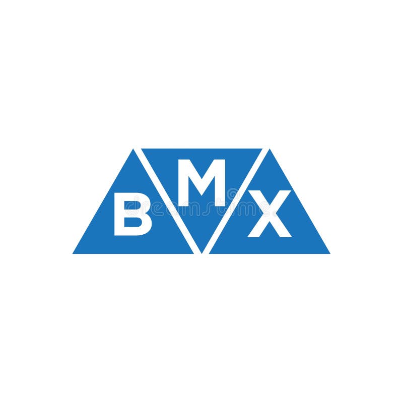 MBX Abstract Initial Logo Design on White Background. MBX Creative ...