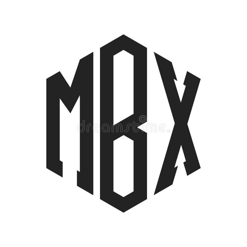 MBX Logo Design. Initial Letter MBX Monogram Logo Using Hexagon Shape ...