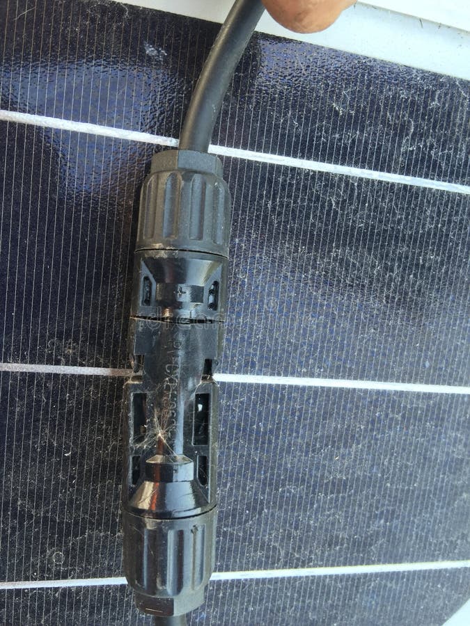 Mc4 burn stock image. Image of burn, solar, cell, connector - 128088017