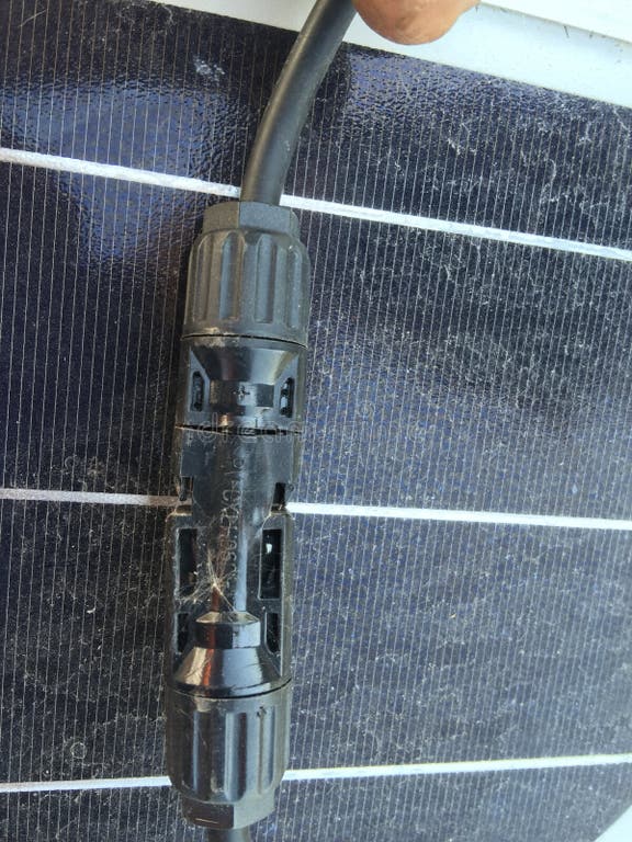 Mc4 burn stock image. Image of burn, solar, cell, connector - 128088017