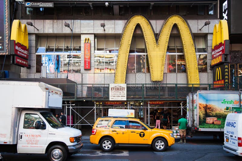 Mc Donalds Store on Times Square Editorial Stock Photo - Image of ...