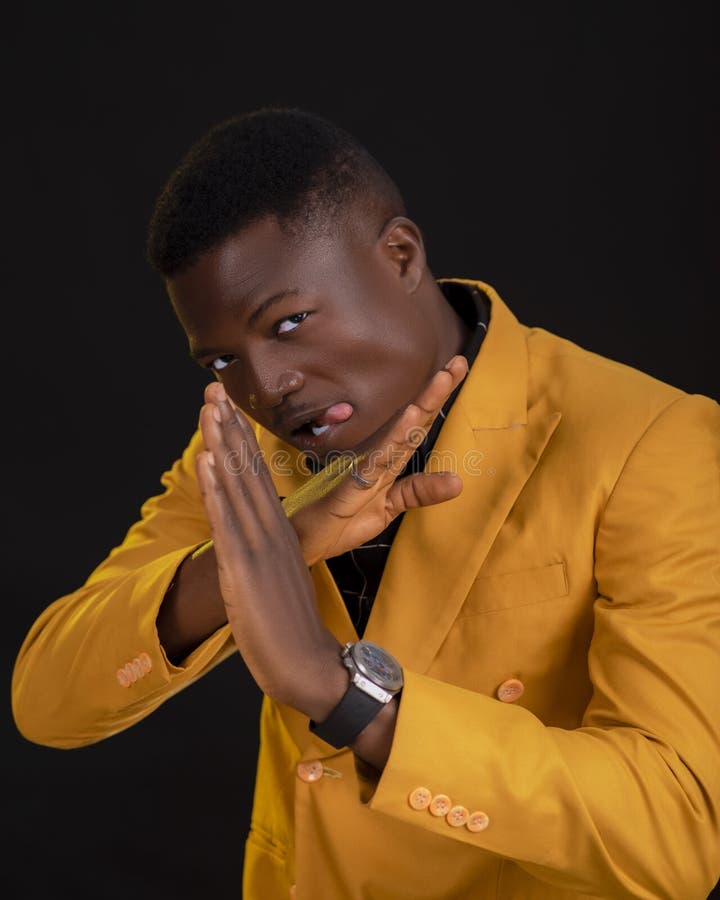 MC Gold Studio portrait stock photo. Image of studio - 261899708