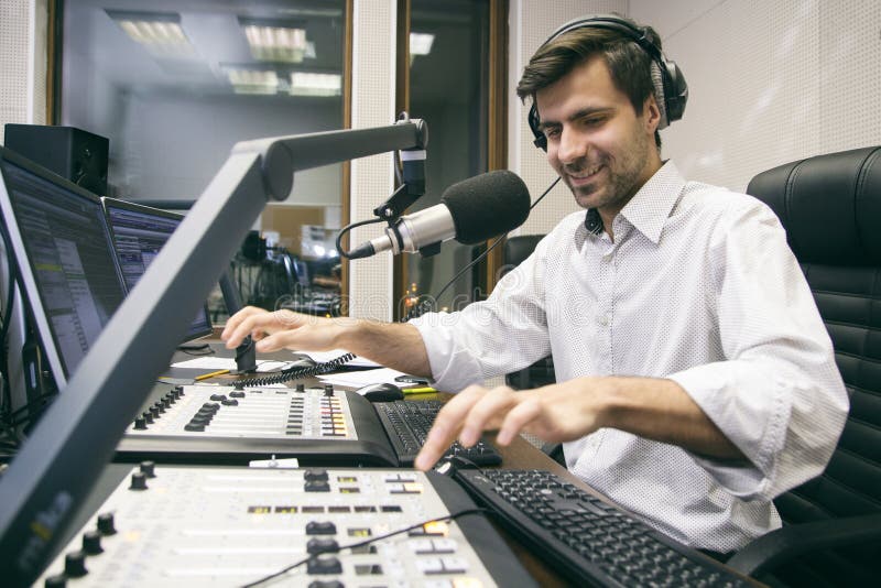 Radio Anchorman Hosts Program Stock Photos - Free & Royalty-Free Stock ...