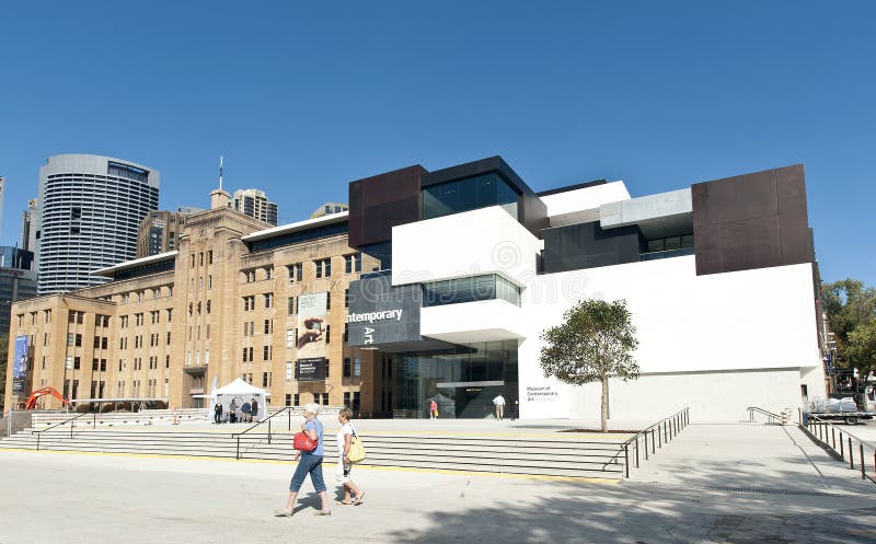 MCA Sydney New wing editorial image. Image of sansstone - 24066365