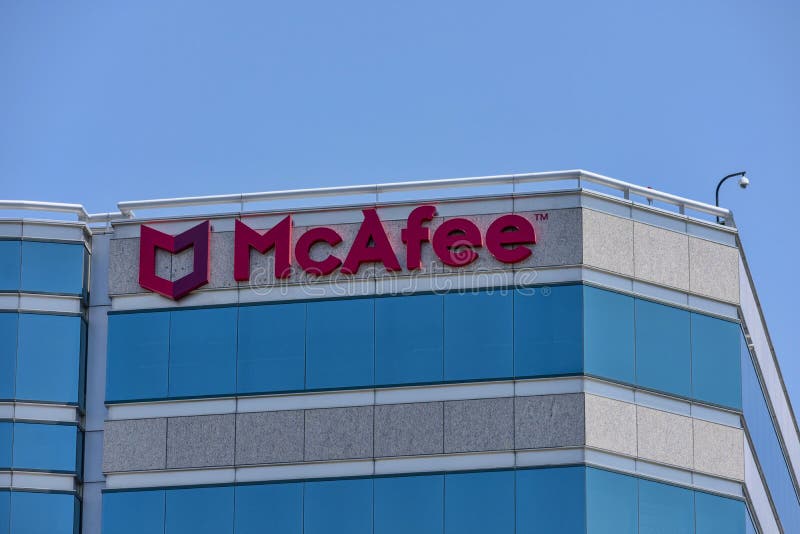 McAfee Logo On The Exterior Of A Building Editorial Image - Image of ...