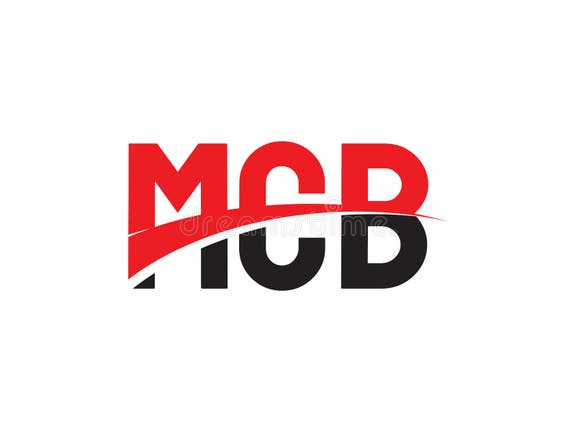 MCB Letter Initial Logo Design Stock Vector - Illustration of concept ...