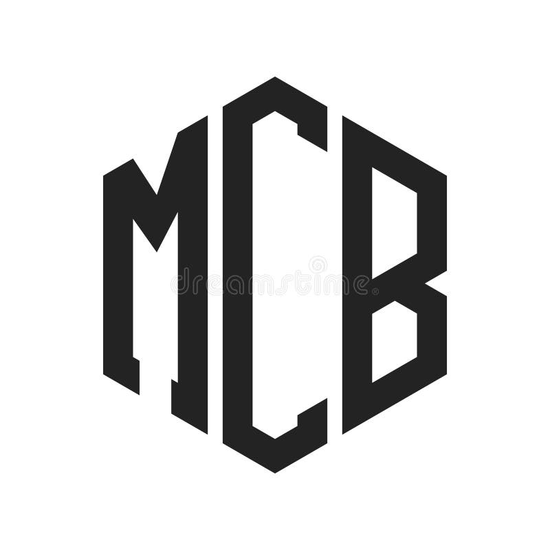 MCB Logo Design. Initial Letter MCB Monogram Logo Using Hexagon Shape ...