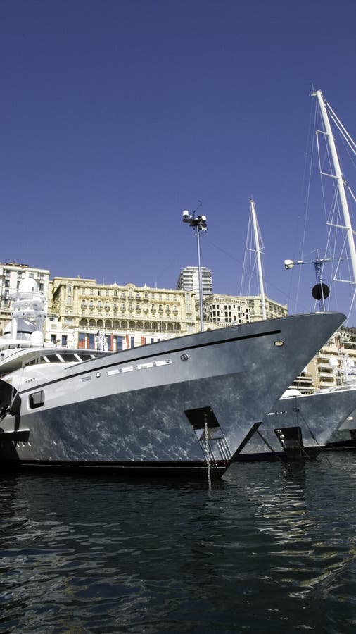 Mega yacht Barbara Jean stock image. Image of yacht, mediterranean ...