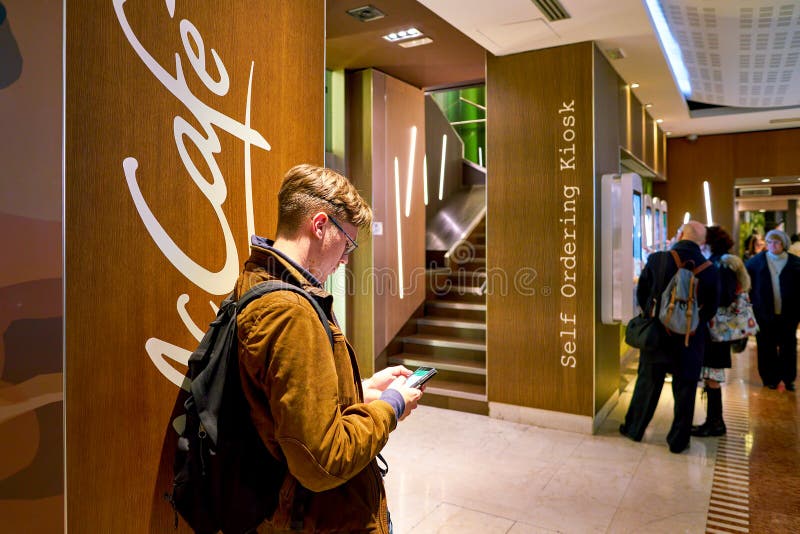 McCafe editorial photo. Image of drink, cappuccino, modern - 121461676