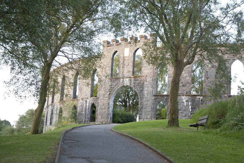 McCaig Tower, Victorian Folly, Oban Stock Image - Image of nature ...