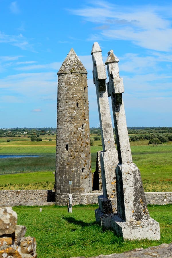 McCarthy Tower, Clonmacnoise, Ireland Editorial Photography - Image of ...