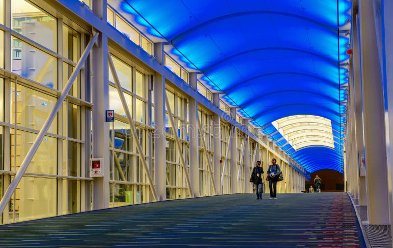 McCormick Place in Chicago editorial image. Image of evening - 28407300