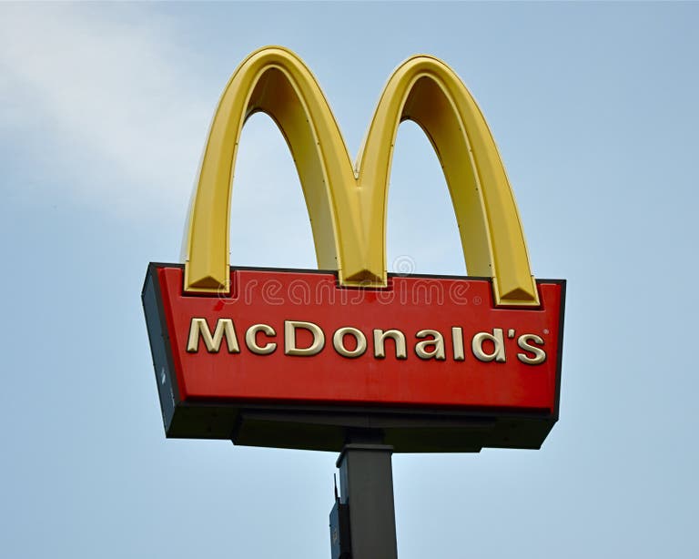 McDonald s sign editorial photography. Image of hamburgers - 21071097