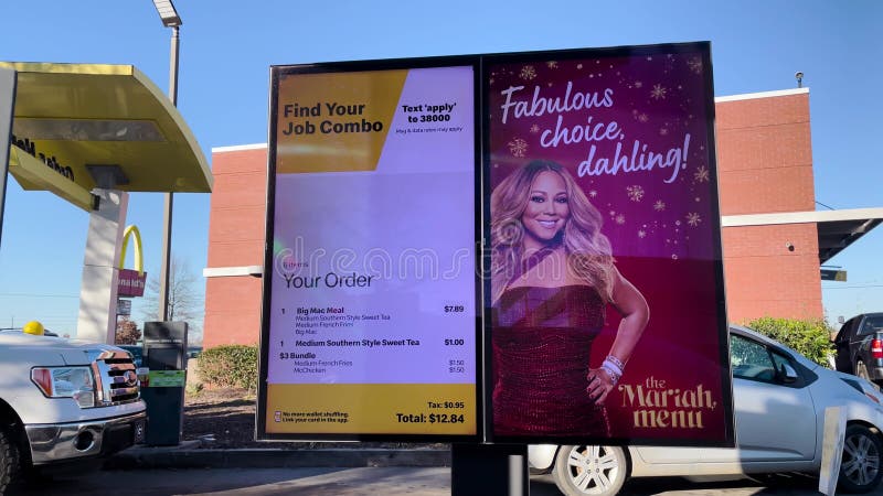 McDonalds Drive Thru Menu Illuminated at Night Breakfast Menu Prices ... McDonalds Drive Thru Menu Illuminated at Night Breakfast Menu Prices ...