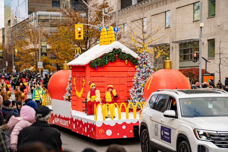 McDonalds Parade Float in Santa Claus Parade Toronto. Editorial Stock ...
