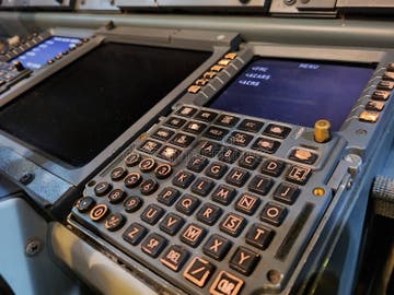 MCDU > Management Control Display Unit Stock Photo - Image of control ...