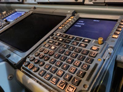 MCDU > Management Control Display Unit Stock Photo - Image of control ...