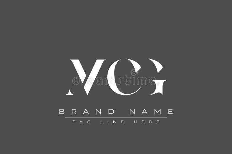 MCG Abstract Letter Logo Design Stock Vector - Illustration of sign ...